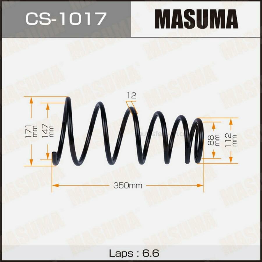 MASUMA CS1017 Пружина подвески