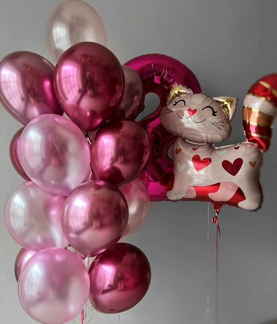 Набор воздушных шаров с гелием «Милая сказка»