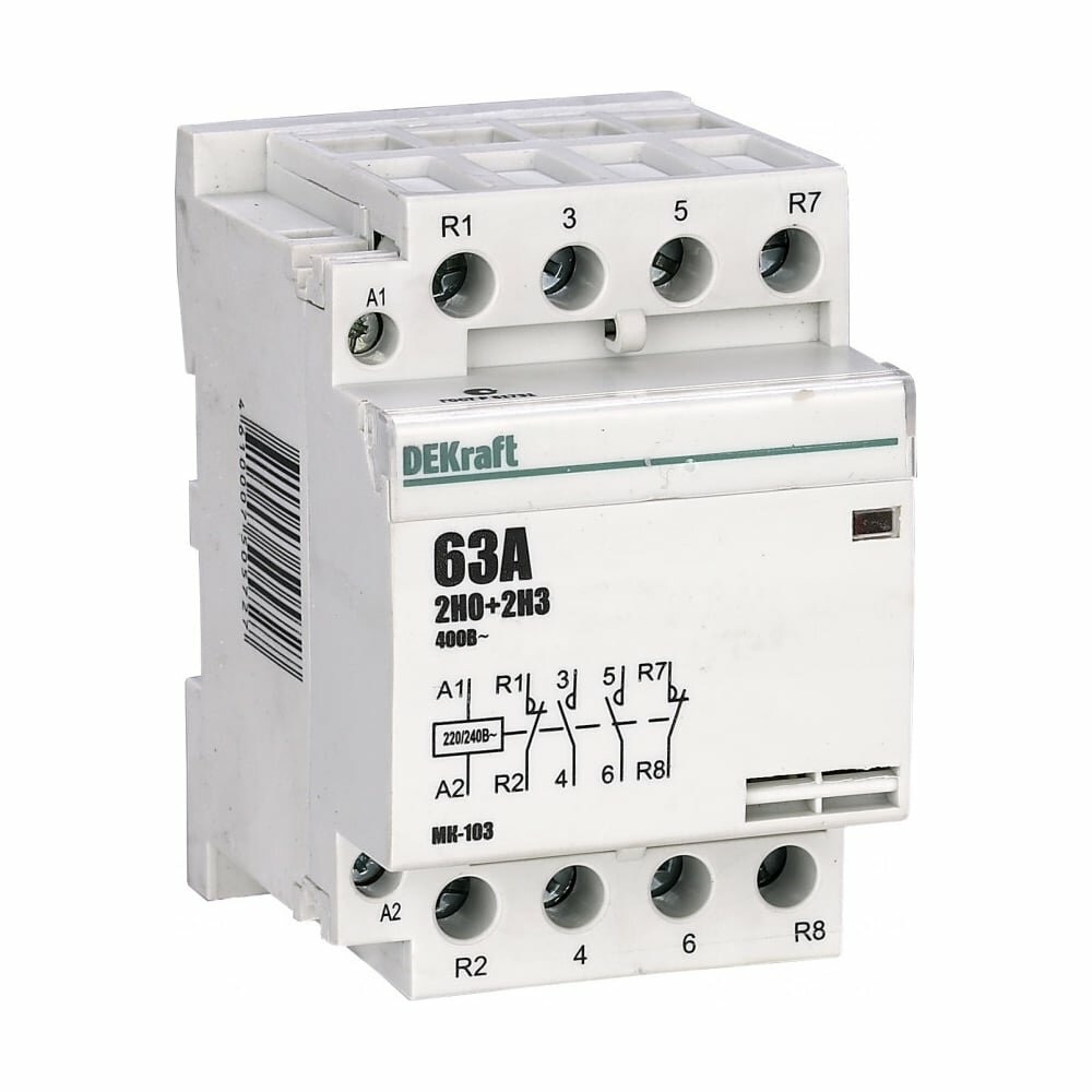Модульный контактор DEKraft МК103