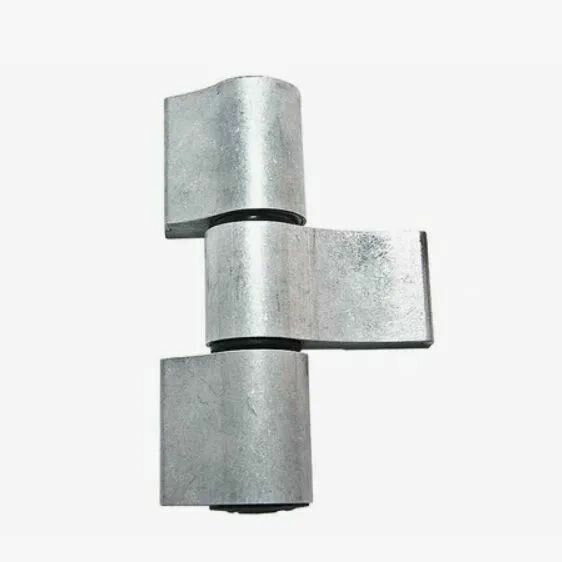 Петля для дверей из "холодного алюминия" трехсекционная подшипниковая под покраску с закладными