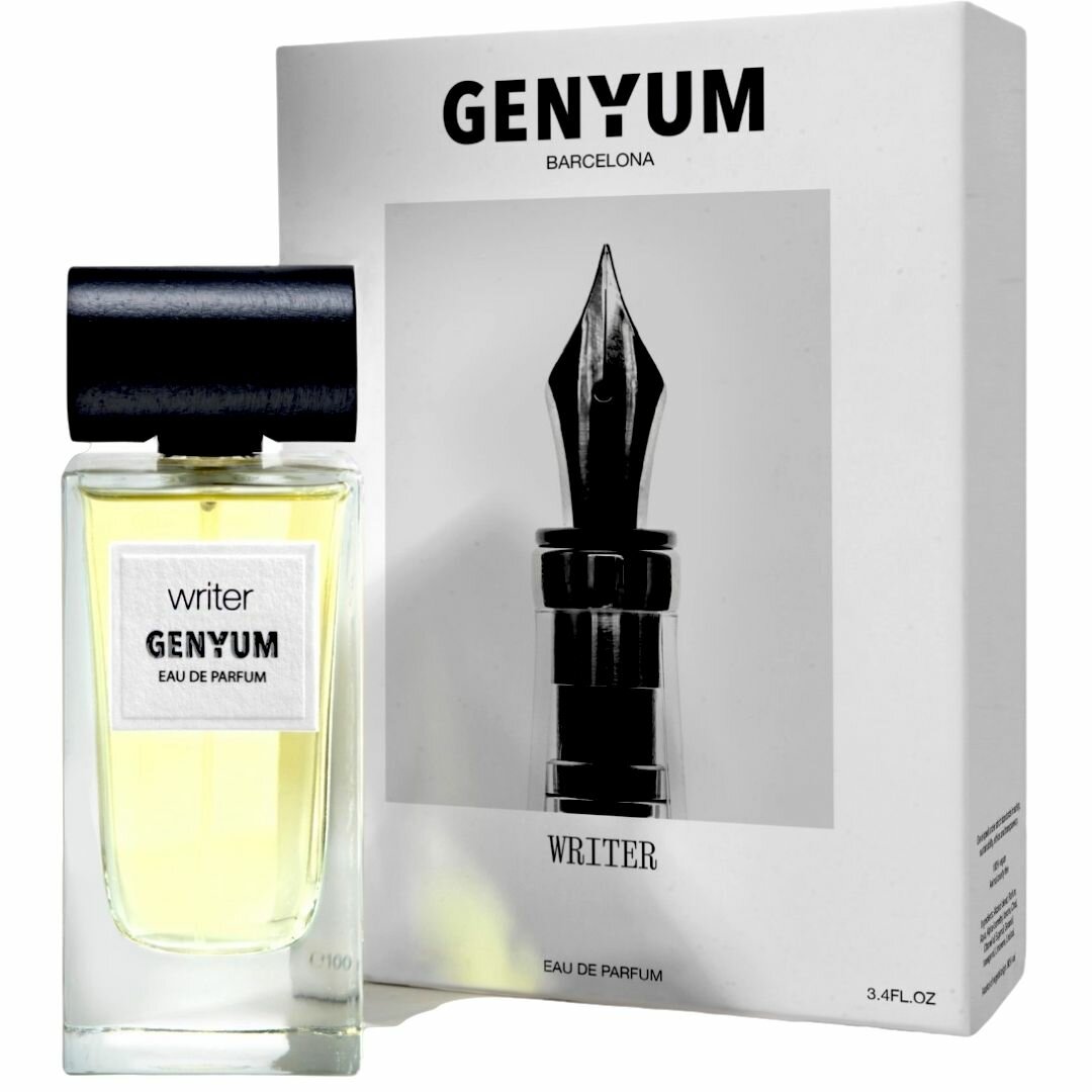 Genyum Writer Eau de Parfum, парфюмерная вода, восточно-цветочный унисекс-аромат, 100 мл