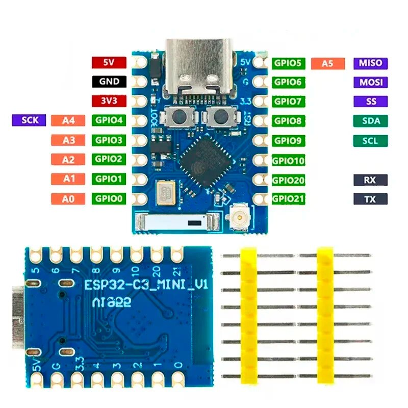 ESP32-C3-Zero Pro плата Not welding — фото 1