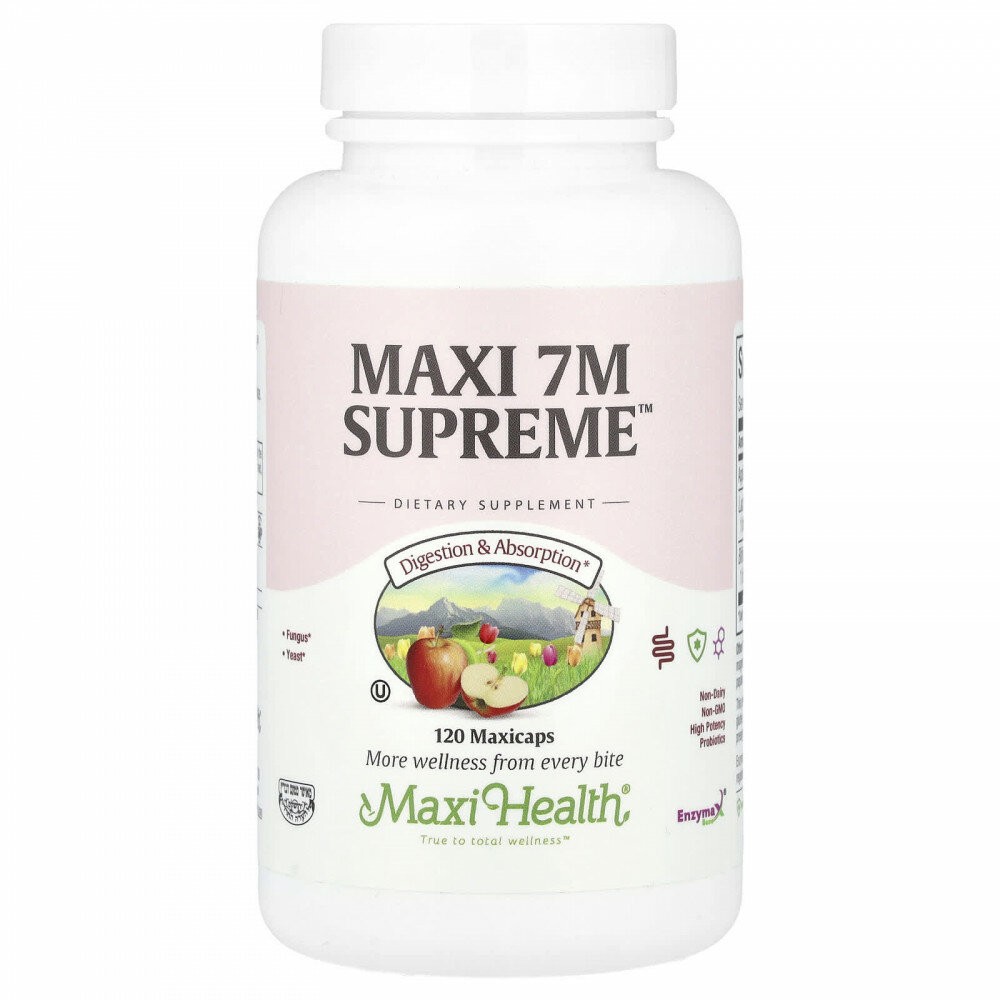 Maxi Health, Maxi 7M Supreme ™, 120 капсул Maxicap