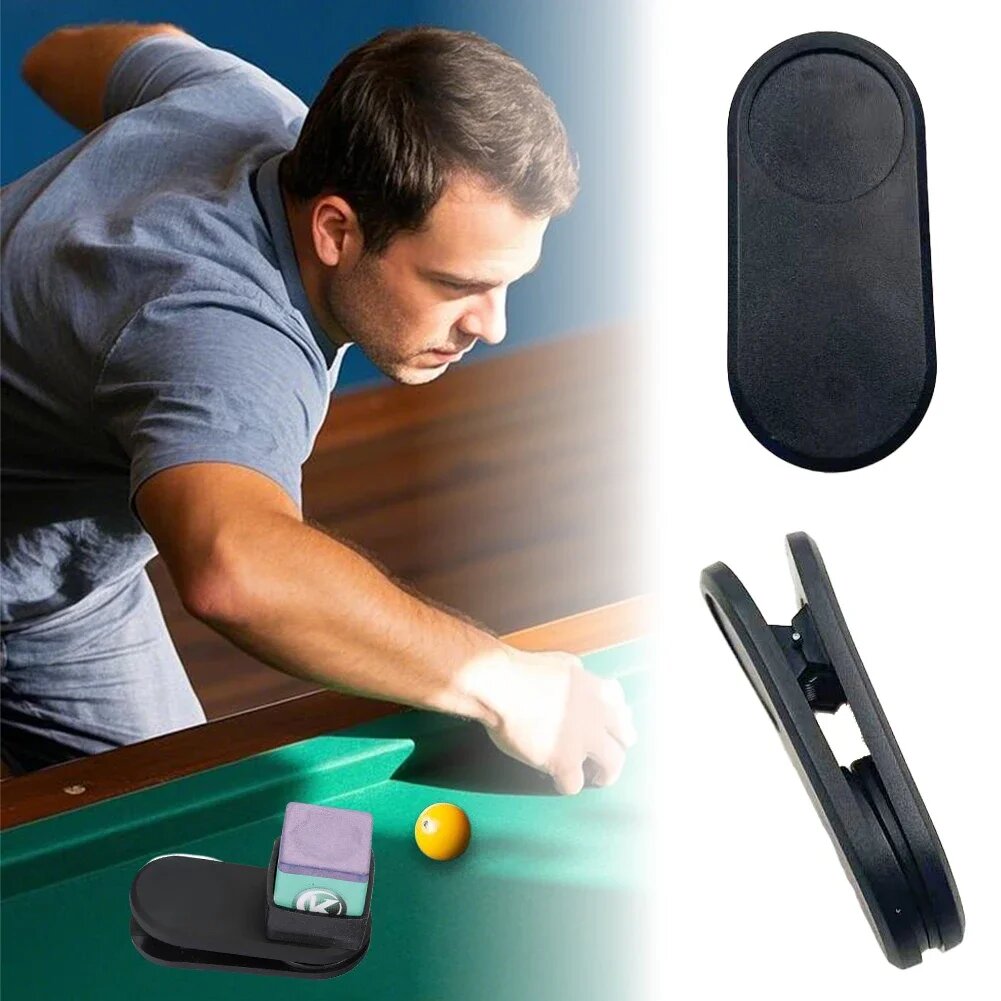Держатель для бильярдного мела, магнитный бесшумный чехол для мела, более сильная сила, встроенный двусторонний сильный магнит, аксессуары для бильярда