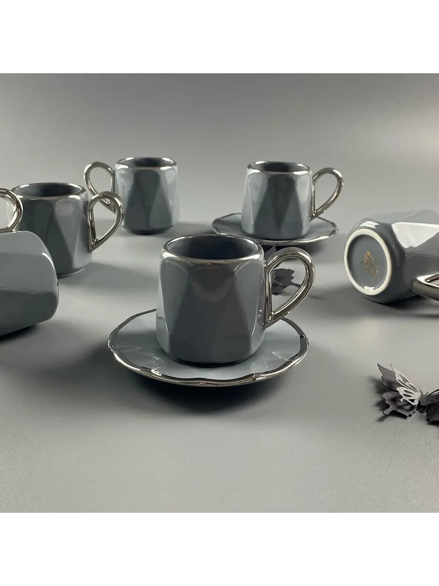 Кофейный набор Lenardi 12 предметов 130мл