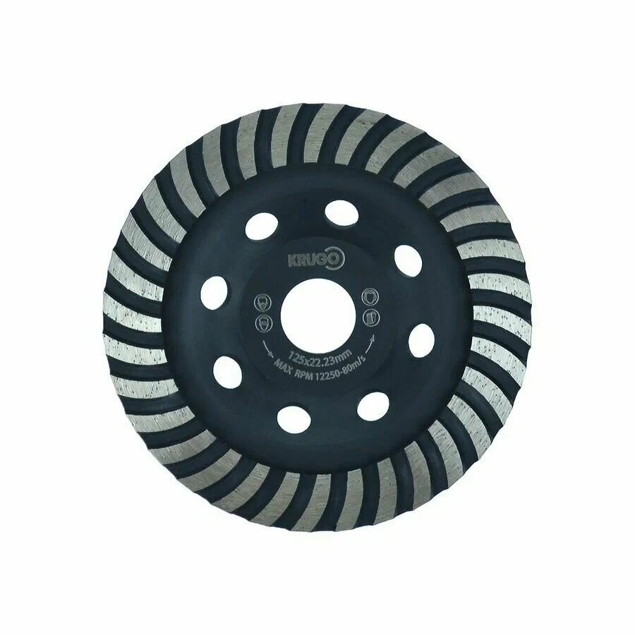 Чашка алмазная KRUGO 125х22.23мм CWS05A
