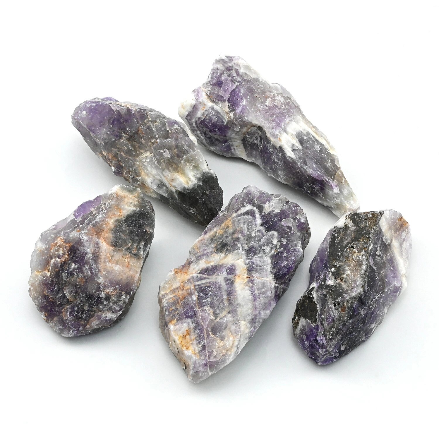 Минерал Аметист шевронный 72*40*32мм, 100-125г .