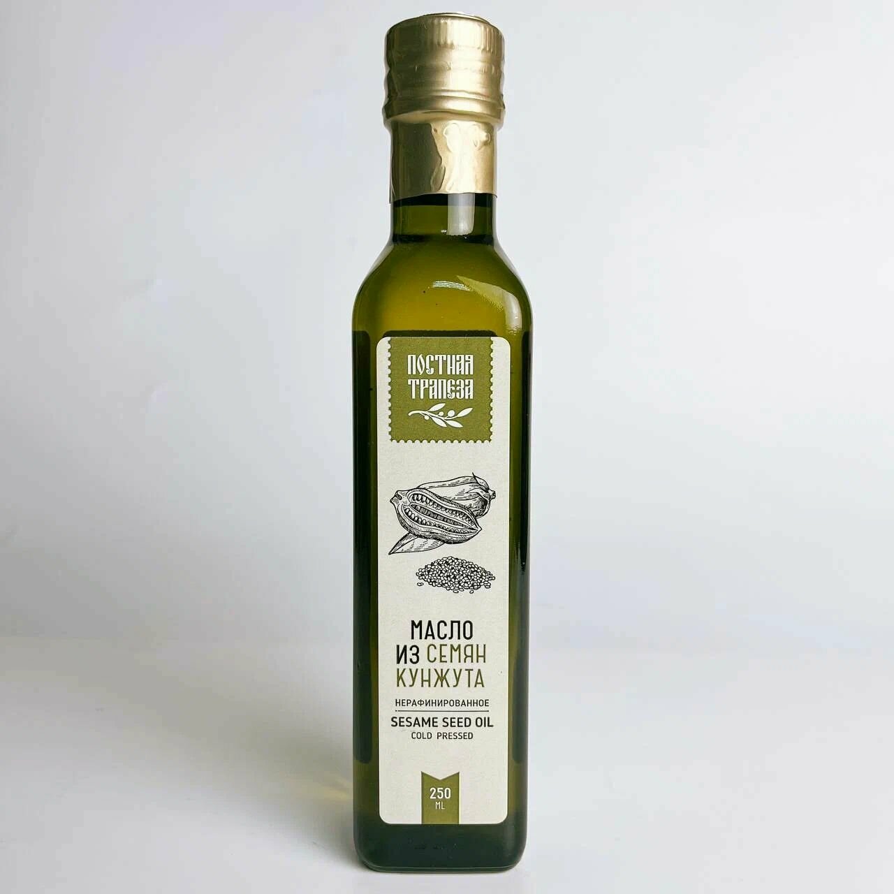 Постная Трапеза Масло кунжутное 250 мл