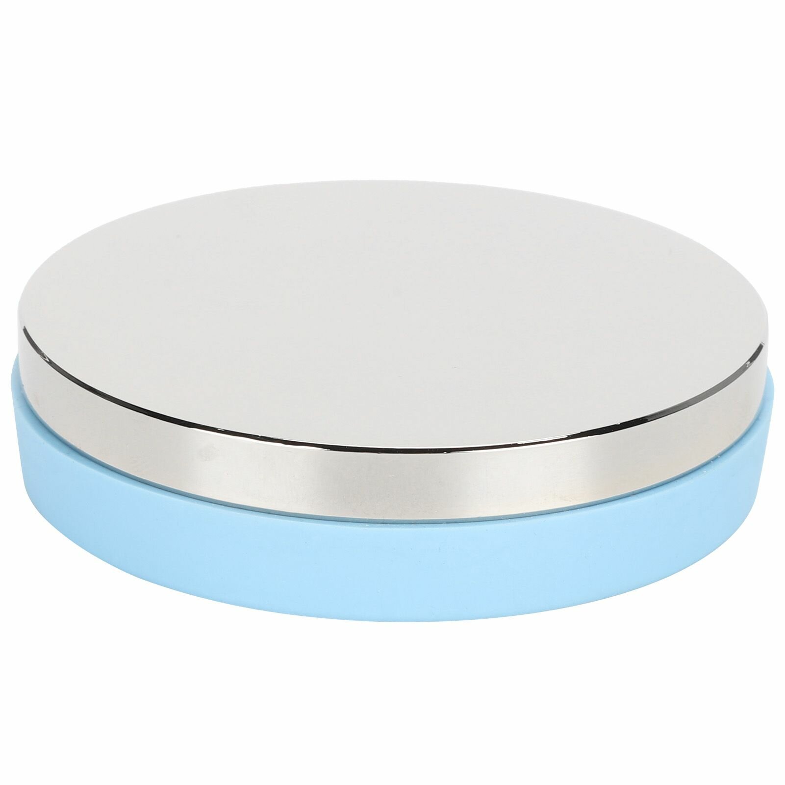 Блок для штамповки ювелирных изделий с резиновой подставкой, 7,7 см, сталь + резина