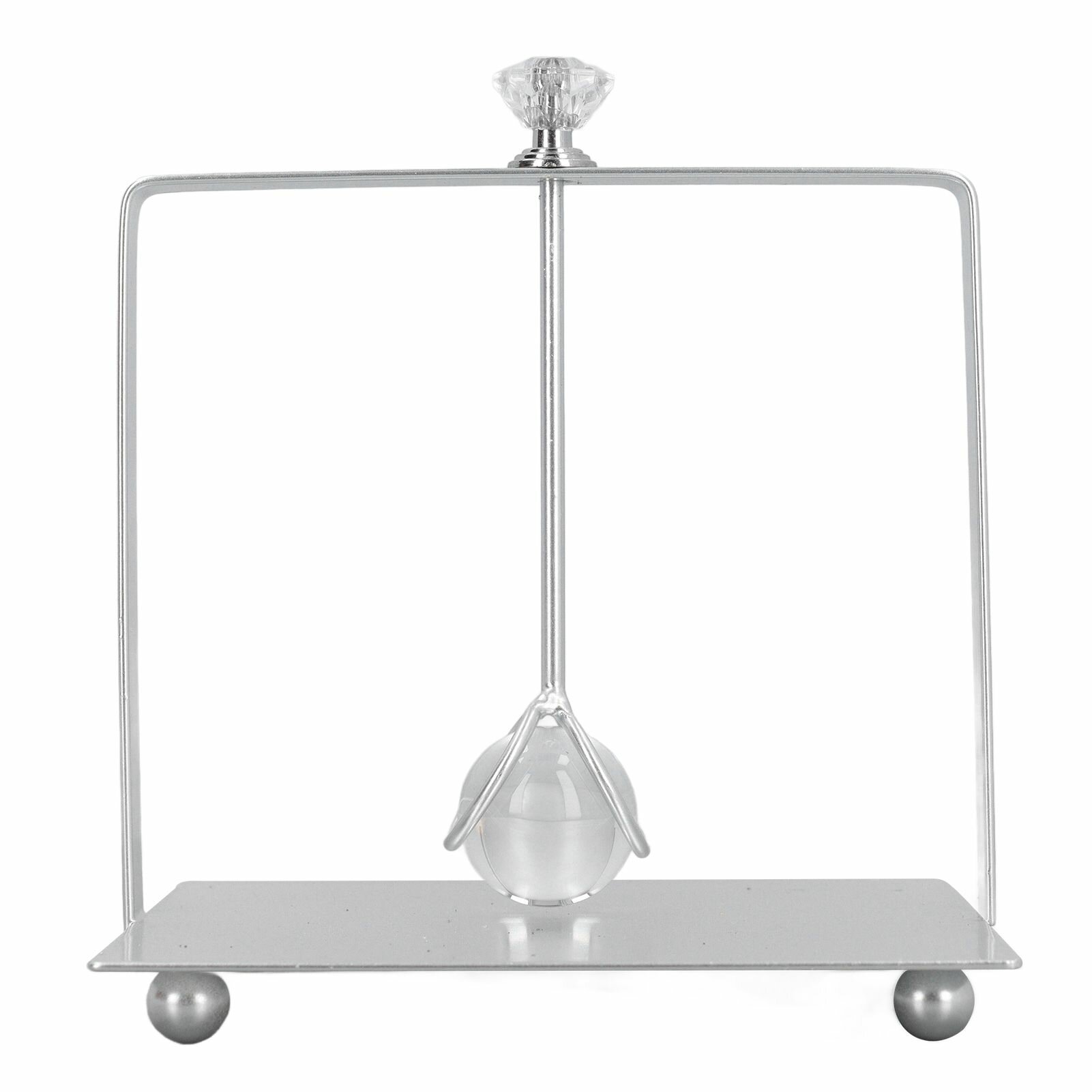 Диспенс. салфет, стекл. шар, серебр, железо, кухня