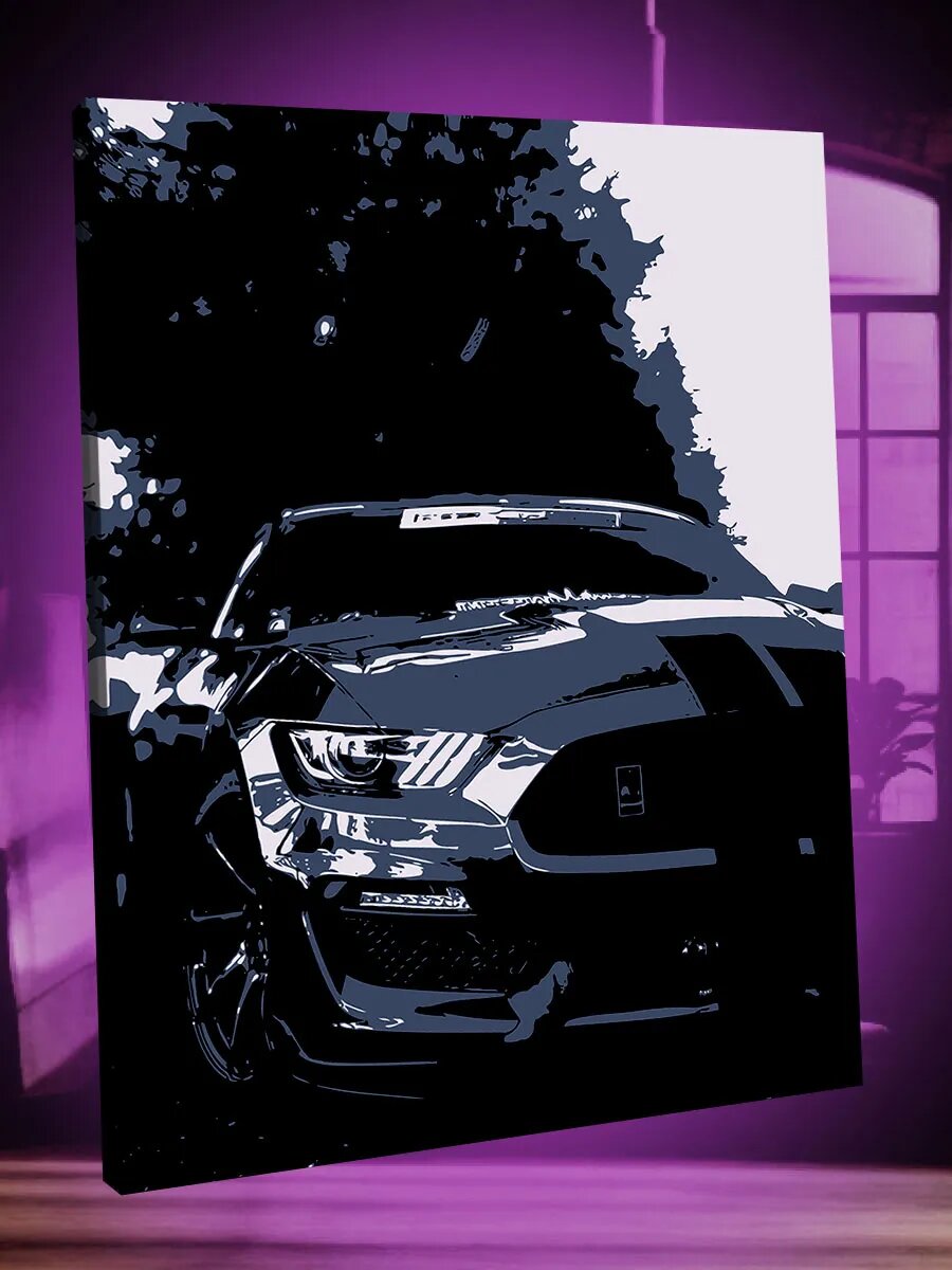 Картина по номерам Mustang