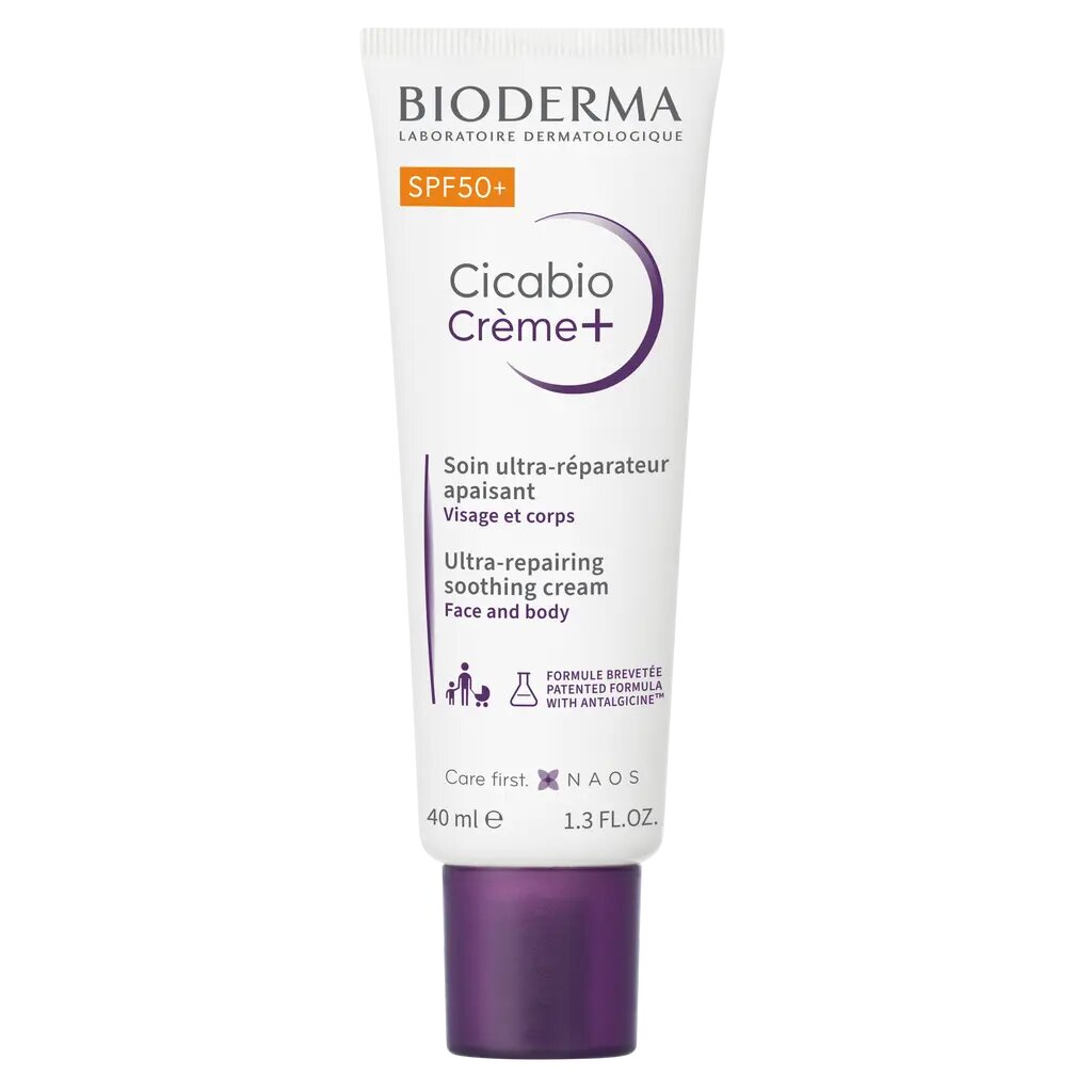 Cicabio Creme+ Крем ультравосстанавливающий SPF50+ 40 мл 1 шт