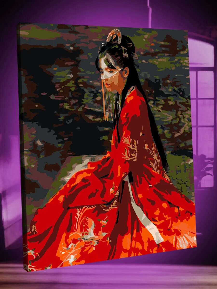 Картина по номерам Гейша