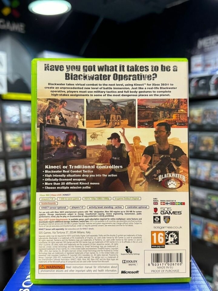 Игра Blackwater (Xbox 360) (Box) — фото 1