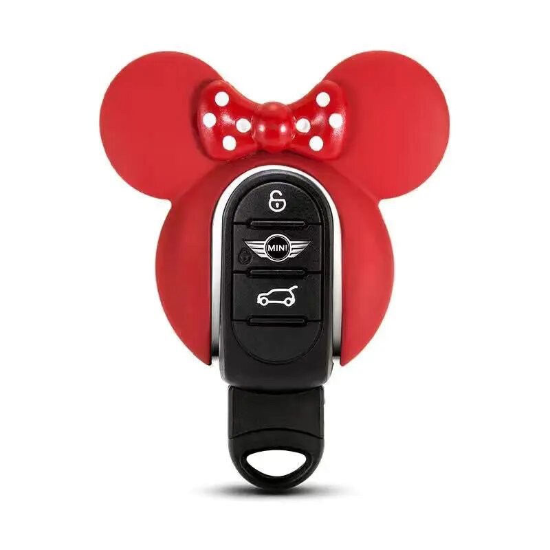 Чехол для ключей Mini Cooper Red Bow1