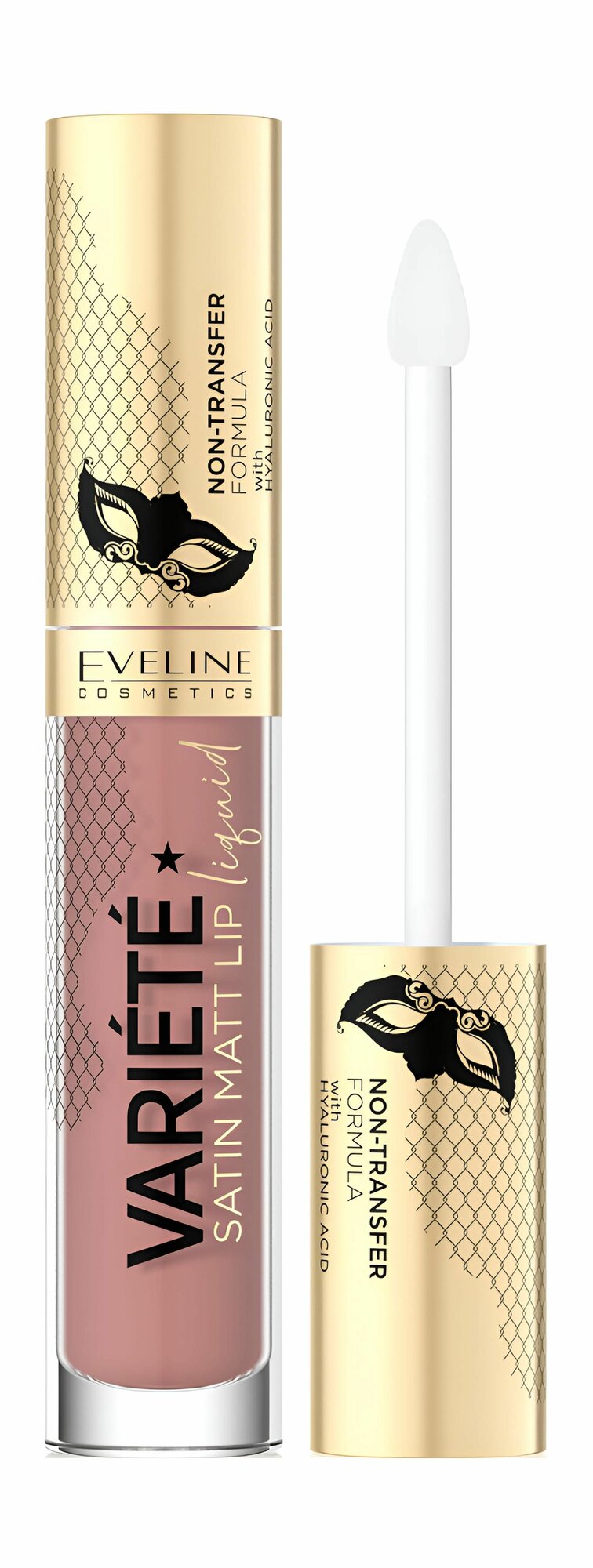 EVELINE Жидкая матовая губная помада Variete Perfect Matte Lip Ink, 4,5 мл, 10 Creme Brulee