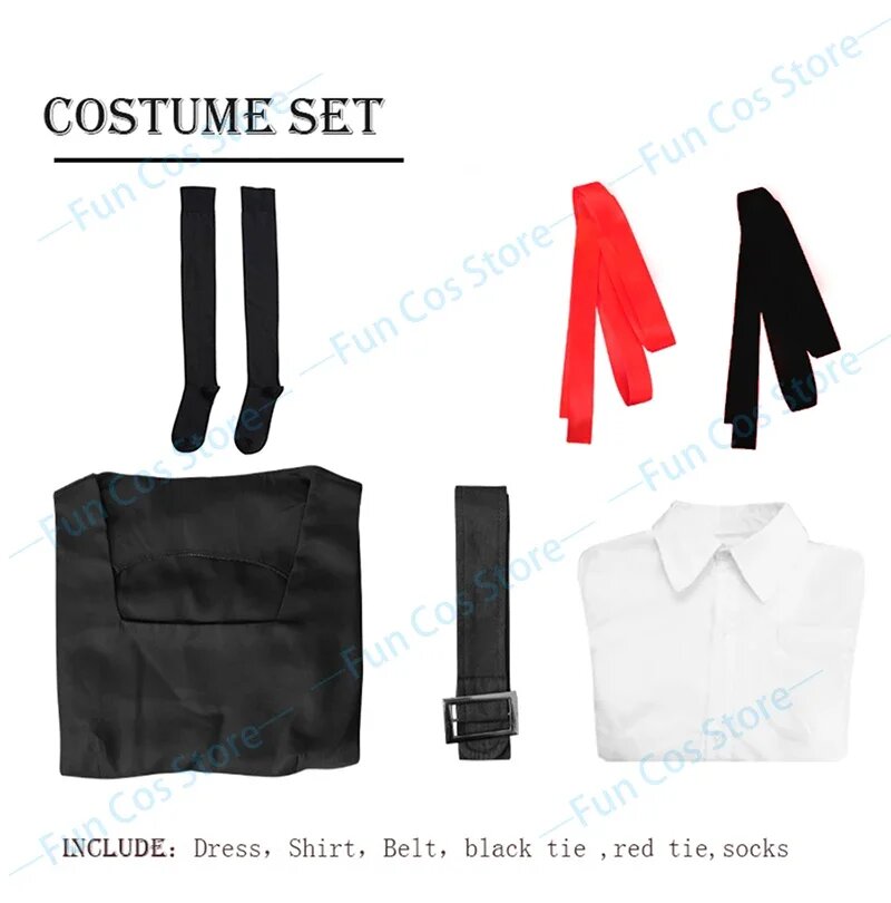 Косплей костюм Фами из аниме "Бензопила человек" IBEASEN Черный, М, Costume only