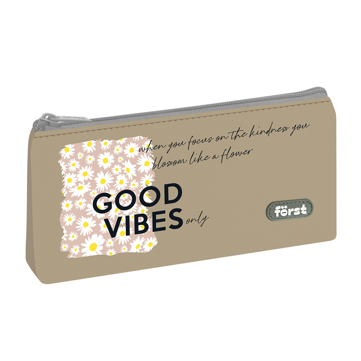 Пенал корпусный 1 отделение, 220*90*45 мм, Berlingo "Butterfly Effect", полиэстер