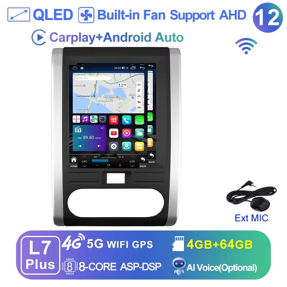 LEHX Pro Qled Android 14 Автомобильный радиоприемник для Nissan X-Trail XTrail 2 L7 Plus(4-64GB)-0