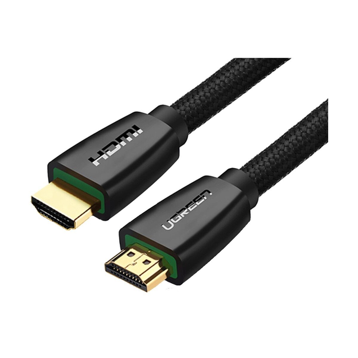 Кабель Ugreen HD118-40410 HDMI 2.0 to HDMI 2.0, в нейлоновой оплётке, 2m, Black
