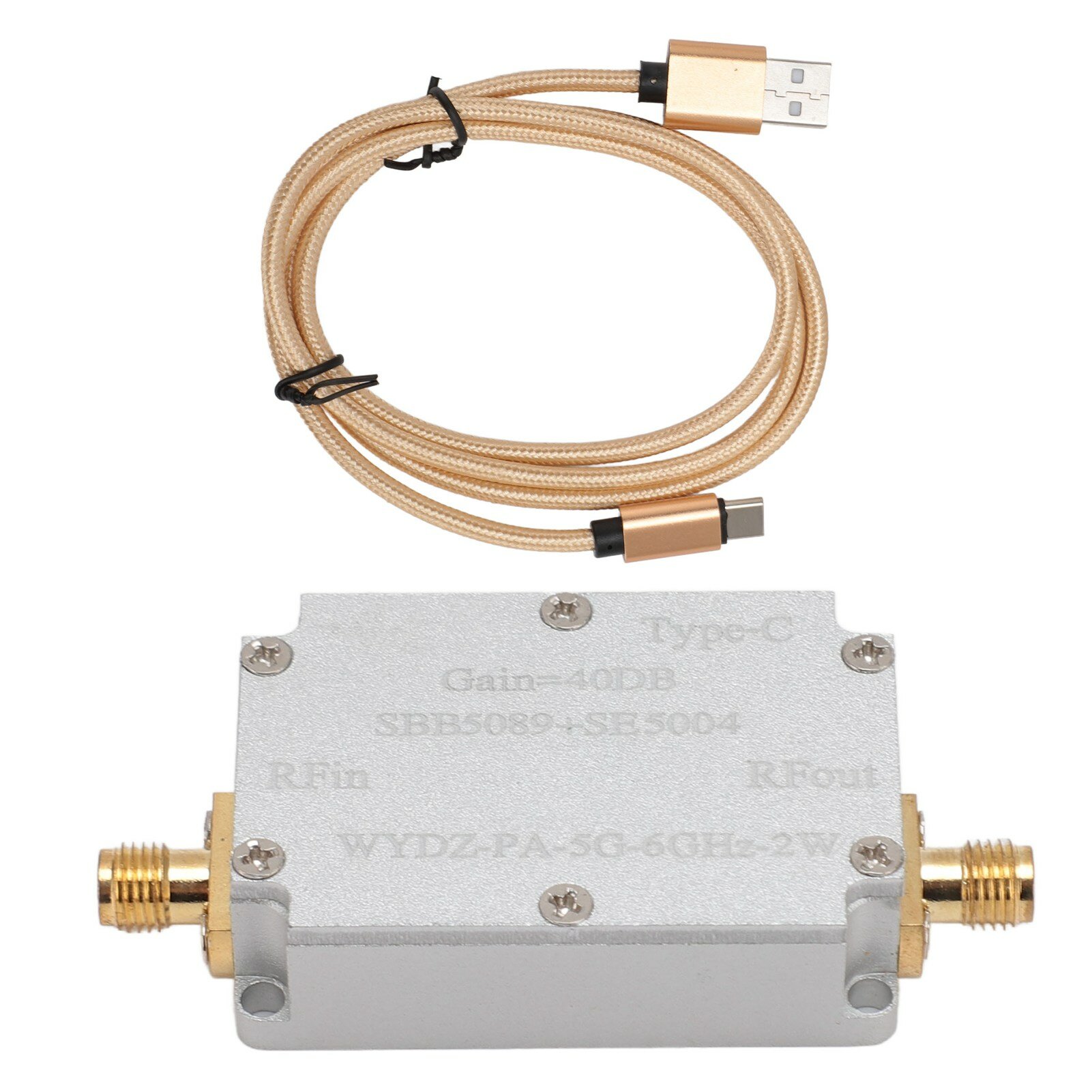 Усилитель мощности ВЧ 5G‑6 ГГц 2 Вт SBB5089 SE5004 с высоким коэффициентом усиления и низким уровнем шума для 5,8 ГГц, глушилка видеосигнала, усилитель мощности передачи по Wi-Fi