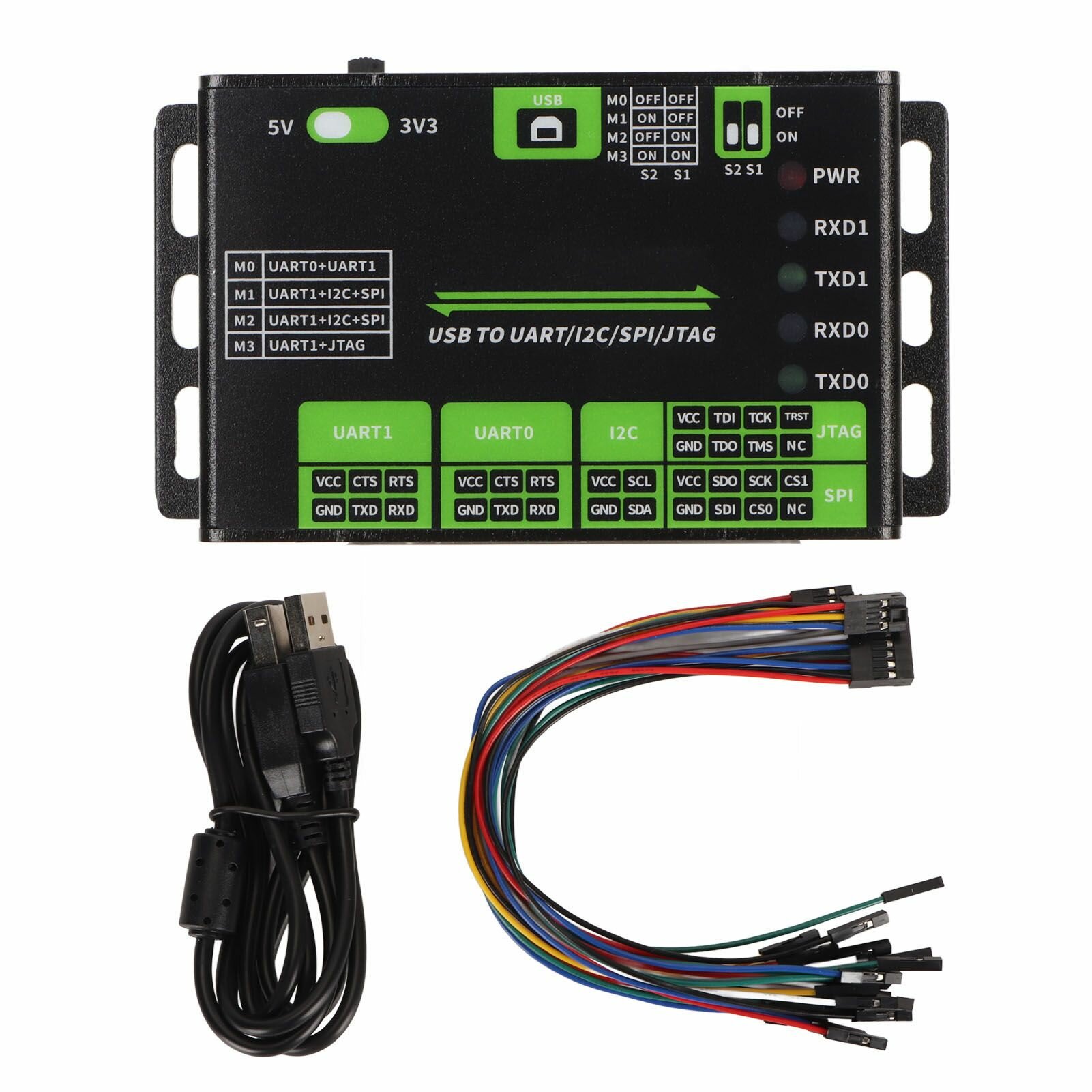 Конвертер USB в UART I2C SPI JTAG 3.3 В 5 В