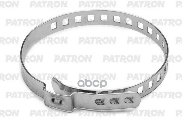 Хомут пыльника шруса универсальный, D25-45 мм, 7х0,6 мм, AISI 304 - нержавеющая сталь PATRON арт. PU025045