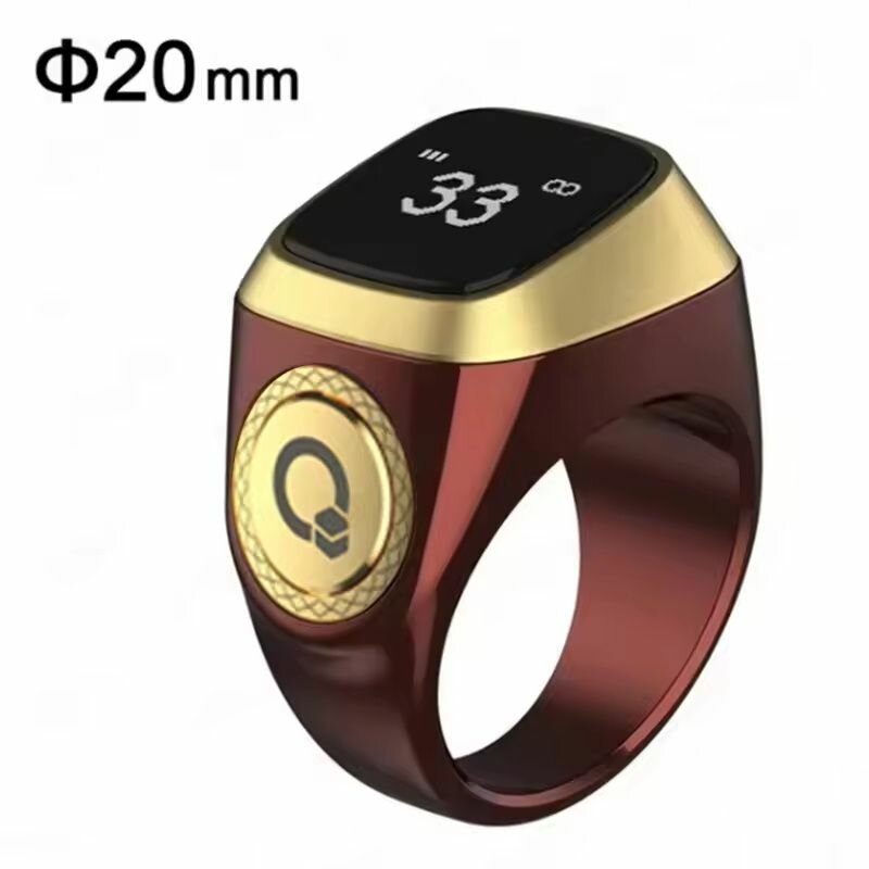 Четки электронные мусульманские, смарт кольцо для тасбиха, Smart Tasbeeh Ring, счетчик молитв