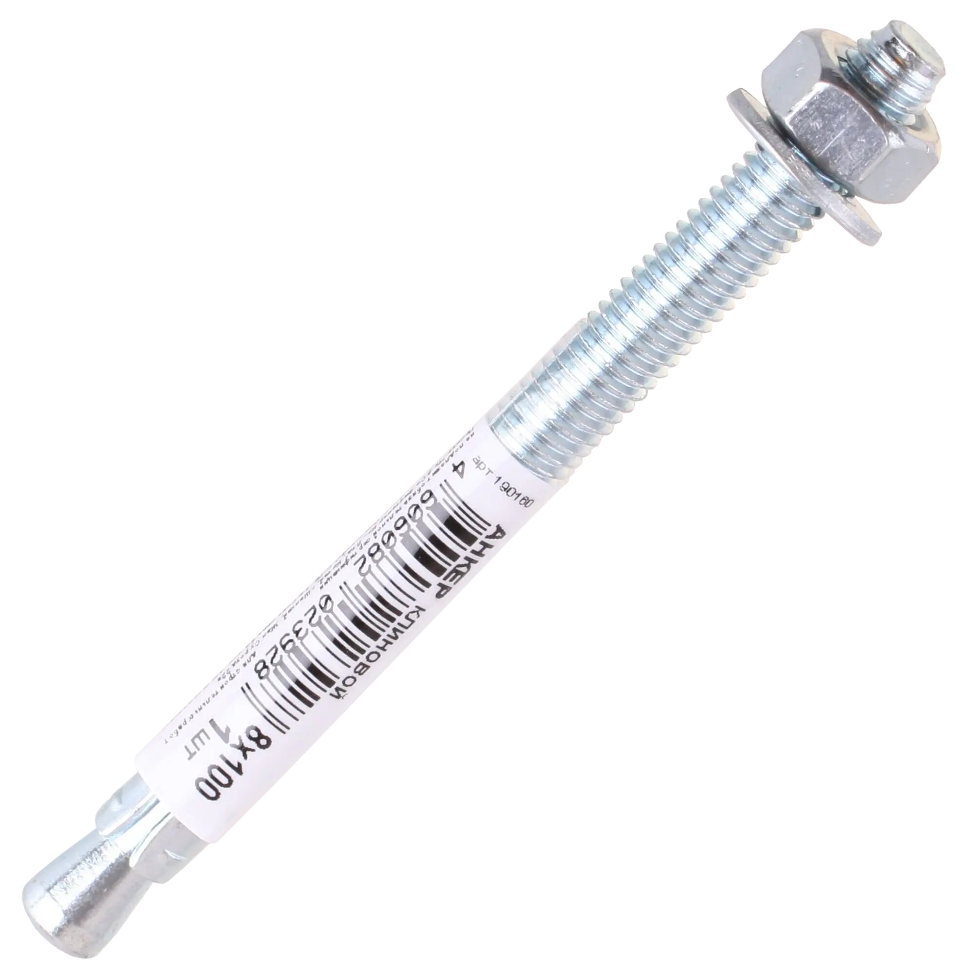 Анкер клиновой 8x100 мм для крепления в бетоне, кирпичной кладке и монолитных конструкциях