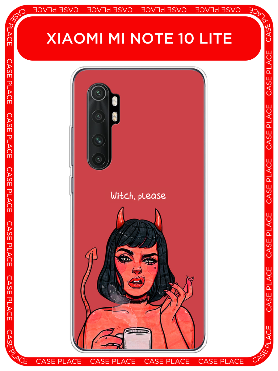 Чехол на Xiaomi Mi Note 10 lite / Сяоми Ми Нот 10 лайт с принтом Evil Girl
