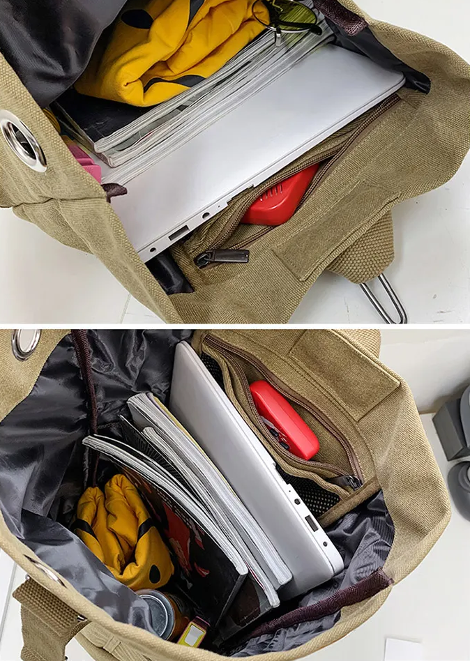 Рюкзак баул мешок черный 55 литров брезентовый на карабине, боковая ручка, большой