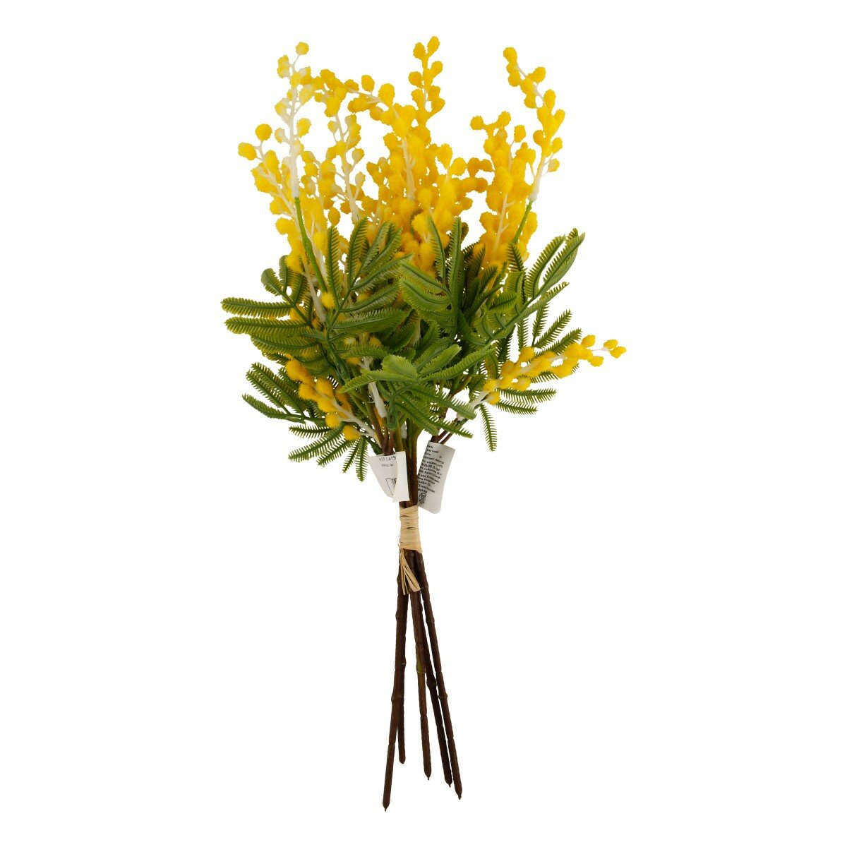 KEP KEP0419-YE72 Искусственное растение Букет мимозы 39 см Желтый для интерьера и декора