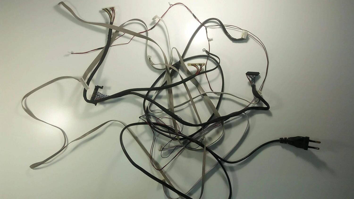 LVDS + Комплект шлейфов + Кабель питания с разъемом до платы питания для 50Cf37-T2 Lcd Телевизор Doffler Шлейф арт. 8899