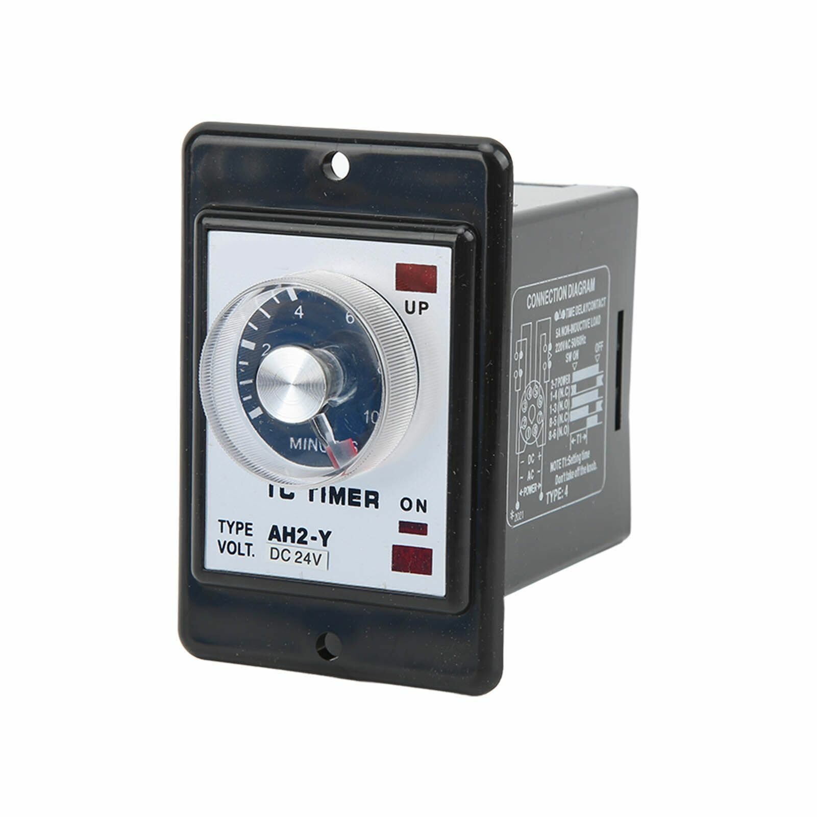 Реле времени AH2-Y 10M, мини-указатель, 8-контактное, 24VDC,