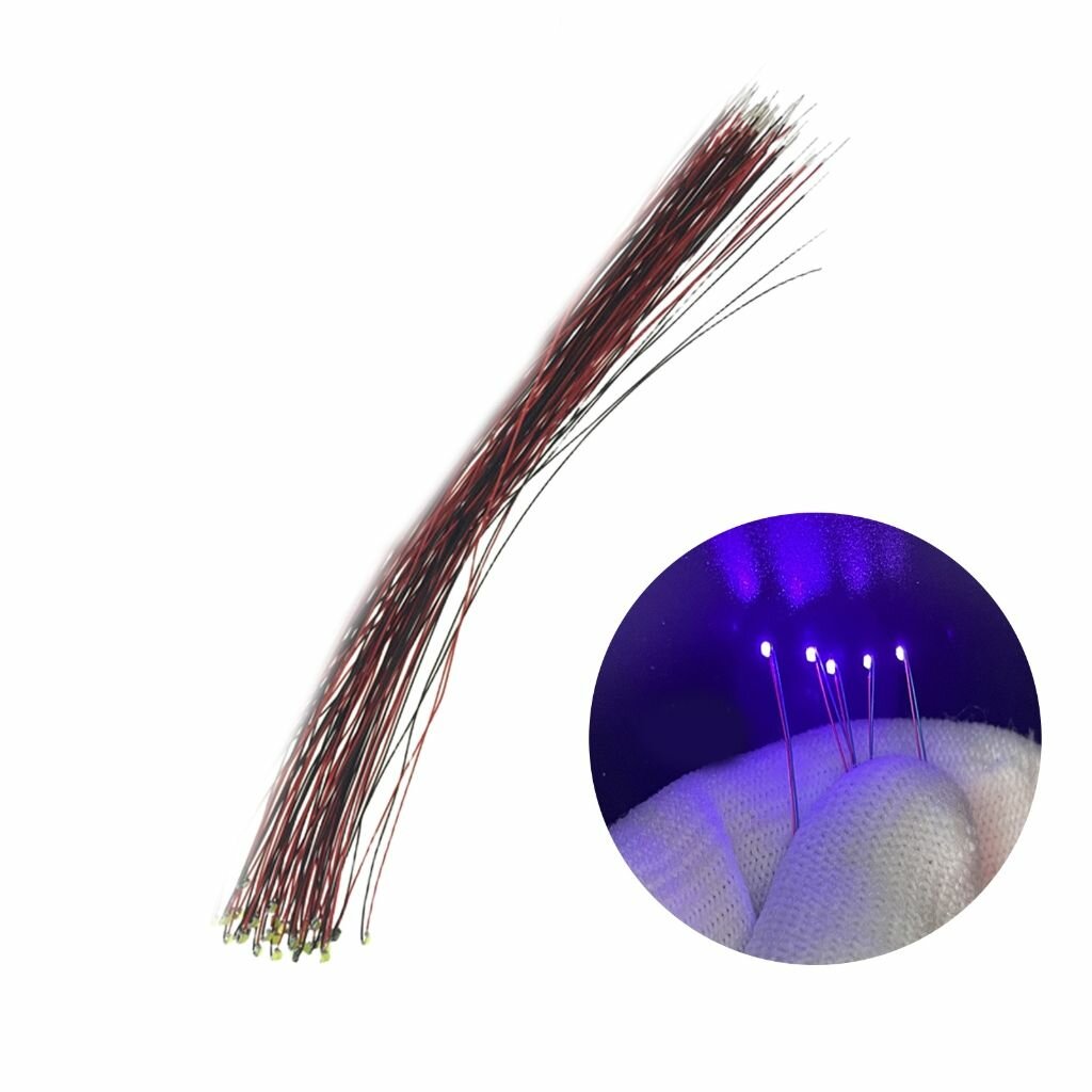 10 шт, 0805LED SMD Gundam model DIY model светло-фиолетовый