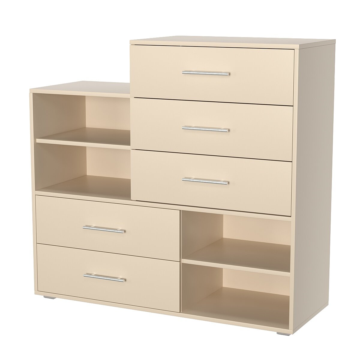 Комод вектор КВ-03, Крем Вайс. Производитель товара - компания ТОБ.