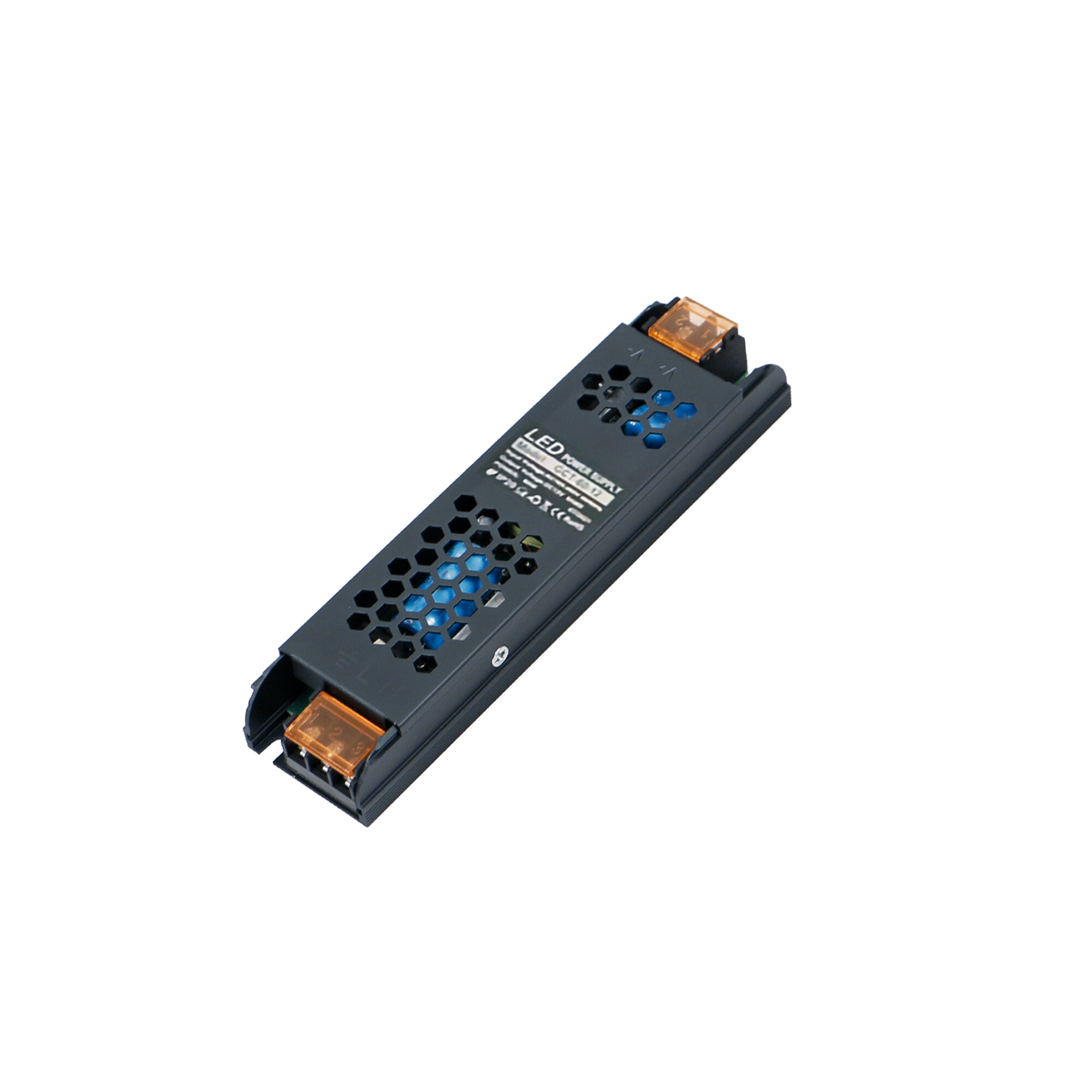 Блок питания De Fran для LED DFBSL 12В- 60Вт- 5A (арт. DFB3SL) AC/DC, IP20 черный (150*35*23)