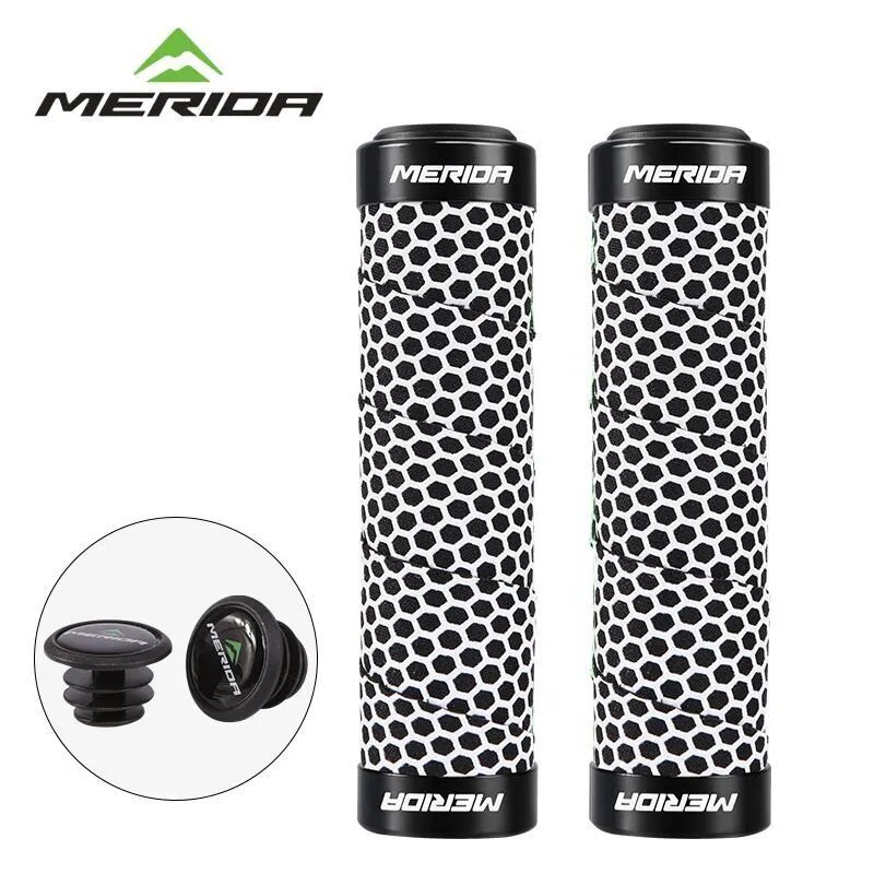 MERIDA Грипсы для велосипеда, велосипедные ручки, аксессуары для самоката, электросамоката, 2 штуки
