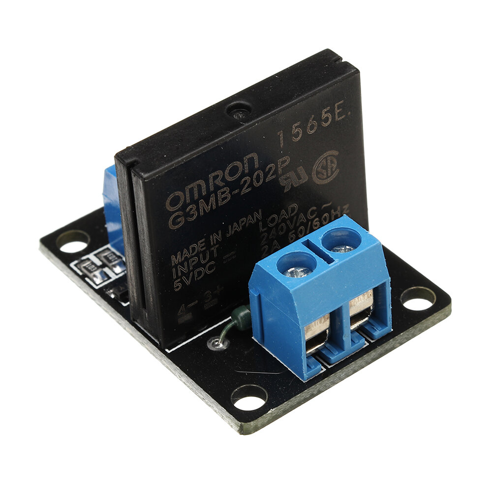 Инструмент BESTEP 1 канал 5 В низкоуровневый твердотельный релейный модуль с предохранителем 250 В 2 А для Auduino