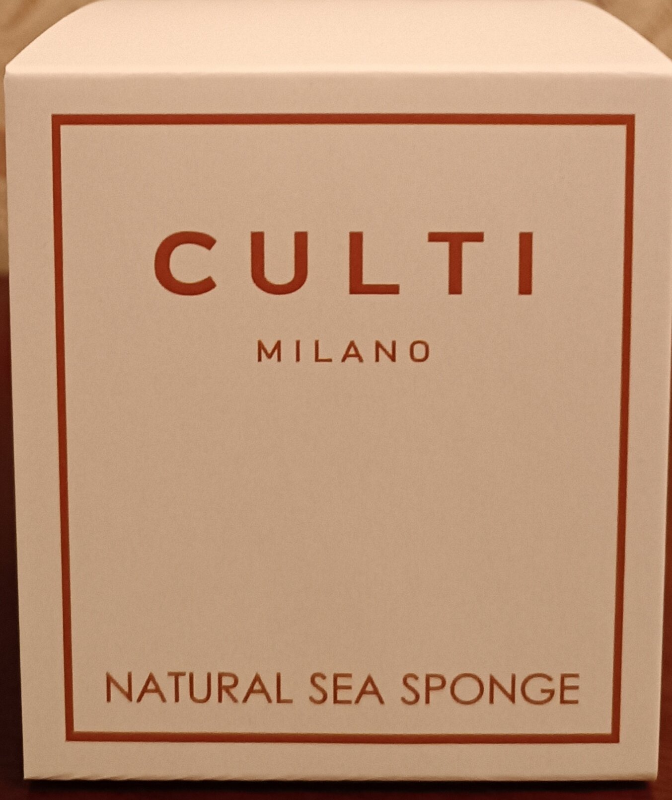 Косметический Натуральный Морской Спонж для Лица Culti Milano Stile Classic