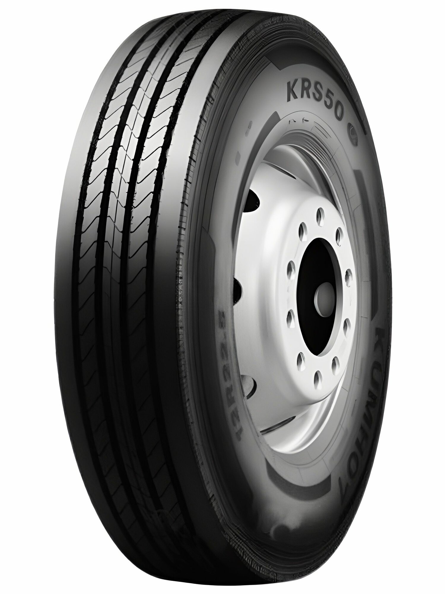 Грузовая шина Kumho KRS50, 385x65, R22,5, 164/K, бескамерная, радиальная