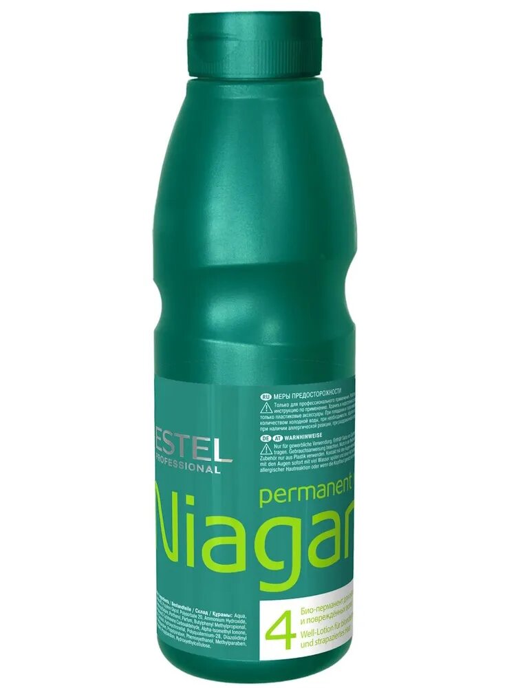 Био -перманент № 4 NIAGARA для обесцвеченных и поврежденных волос, 500 мл