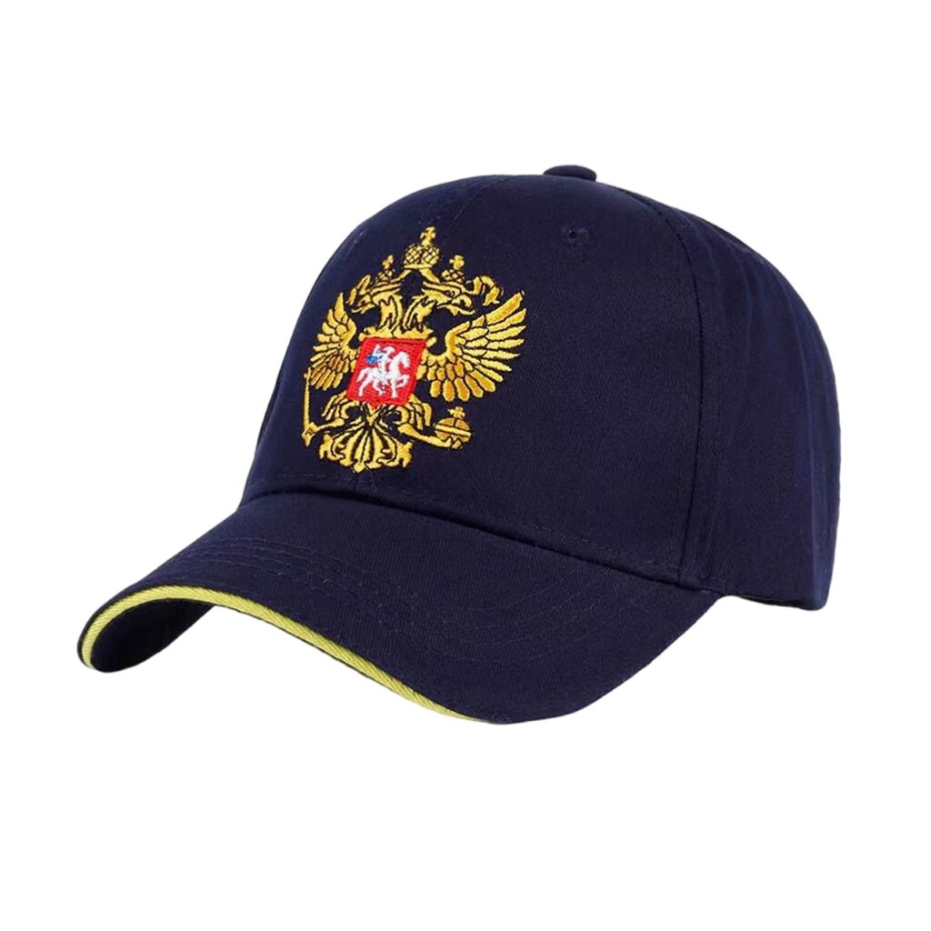 Unisex Russian Emblem Embroidery Caps for Sport Enthusiasts and Patriotic Collectors Sun Protective Baseball Hat All Age