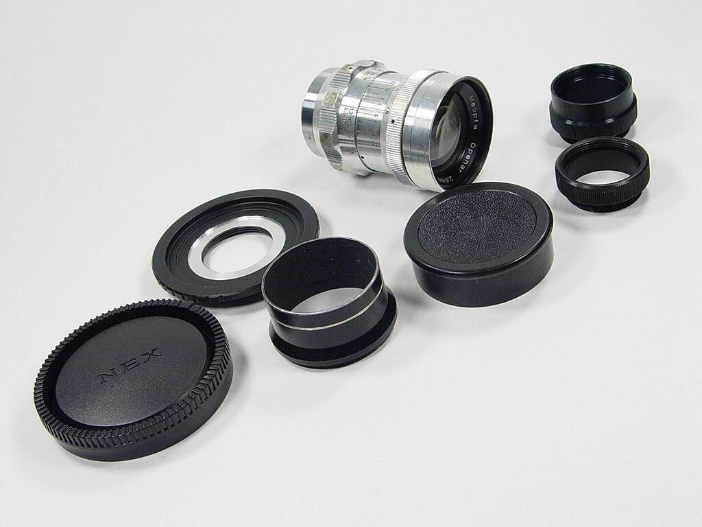 Объектив Meopta Openar 80mm f/2.8 Крепления C-mount и Sony NEX E-mount №1304