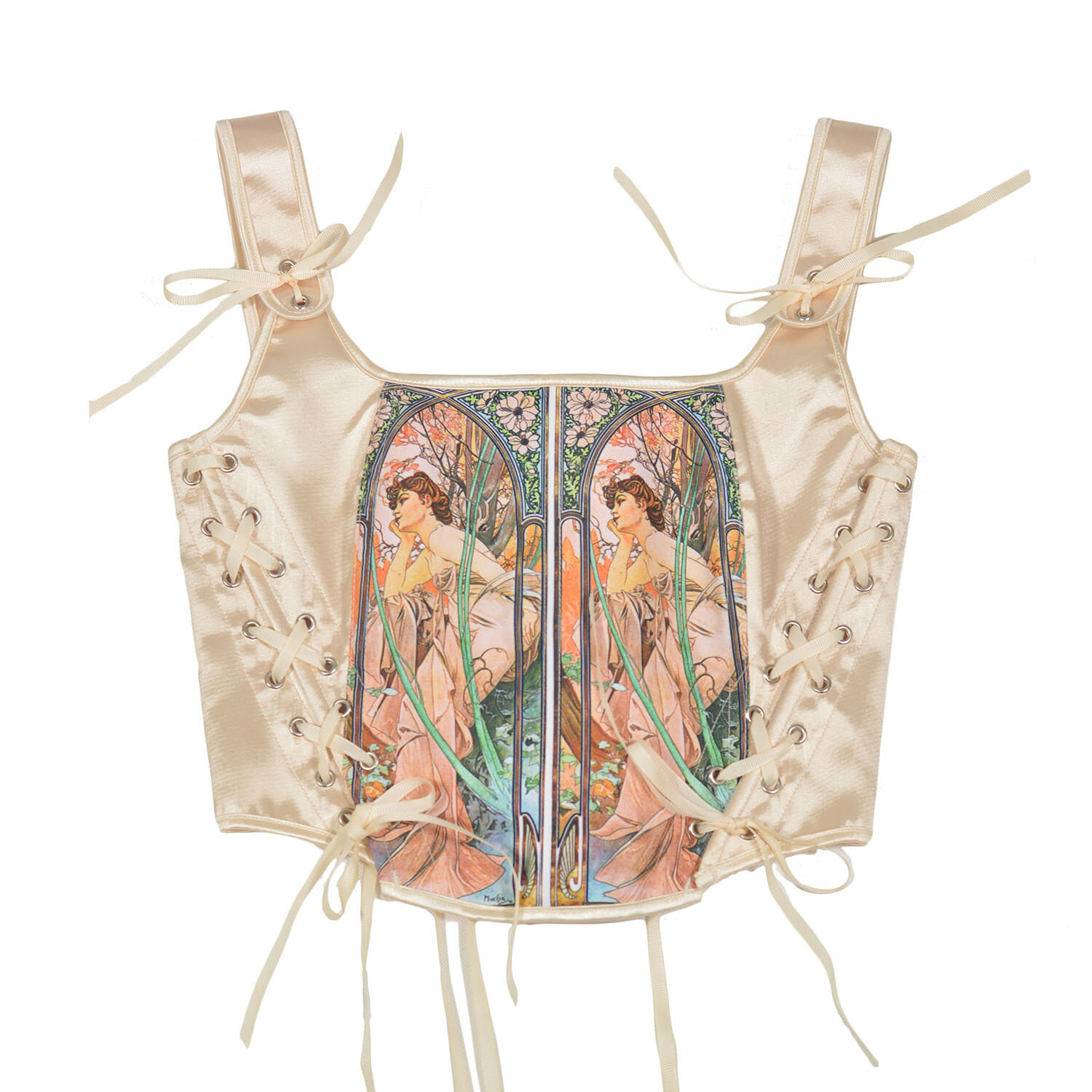 Корсет Amazon, абрикосовый, XXL