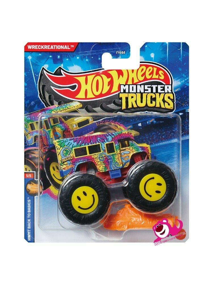 Машинка Mattel Hot Wheels Monster Trucks (Монстр трак)2025 FYJ44 The Wreckreational New