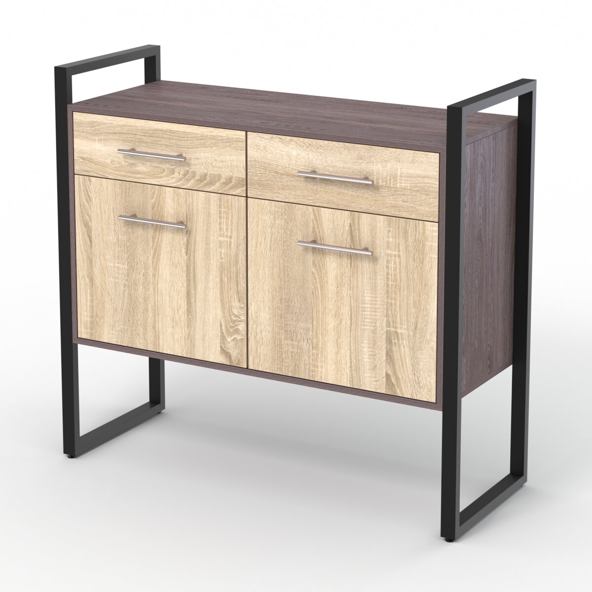 Станция официанта №19, Ясень Анкор темный и Дуб Сонома. Производитель товара - компания Westcom.