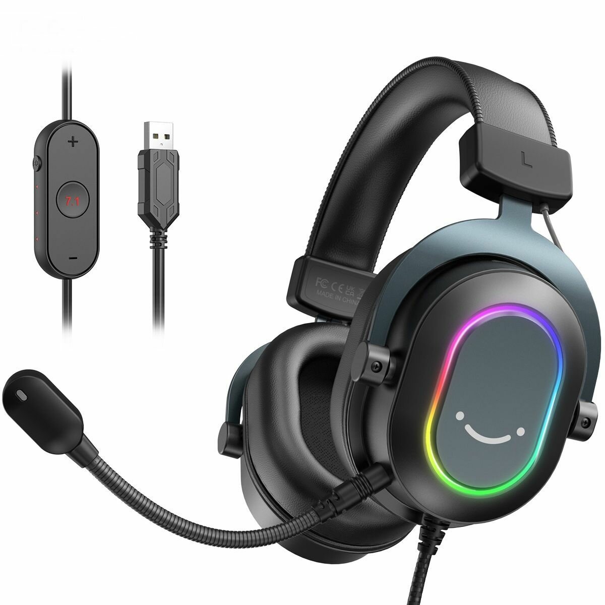 Игровая гарнитура с микрофоном Fifine Dynamic RGB-FJBR1419574237