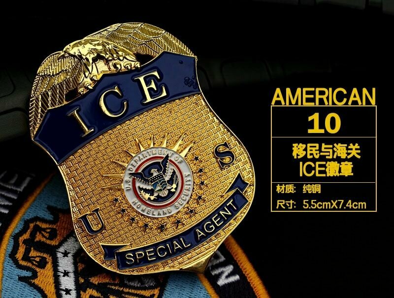 США Бюст Значок Hat Badge Бронзовый знак