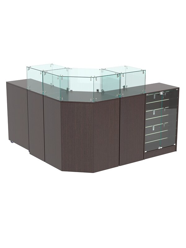 Торговый островок для кожгалантереи "валентино" №13, Дуб Венге